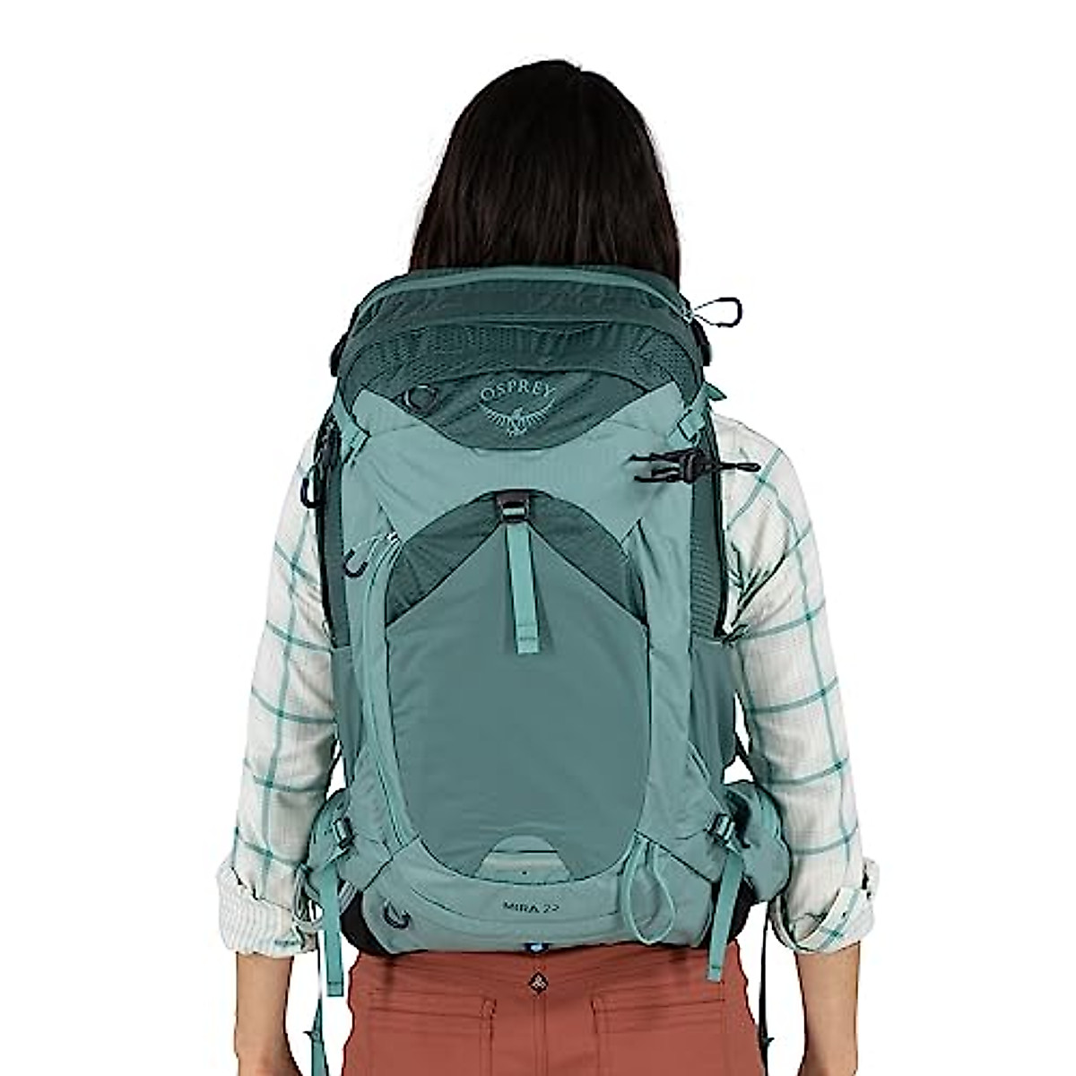 Osprey Mira 22L Women's Hiking Backpack with Hydraulics Reservoir, Succulent Green