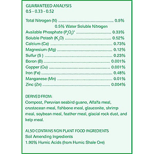 Good Earth Organics, Gaia's Gift Premium Potting Soil, Organic Potting Soil for Heavy Feeding Plants Like Tomatoes, Hops & More (10 Gallon)