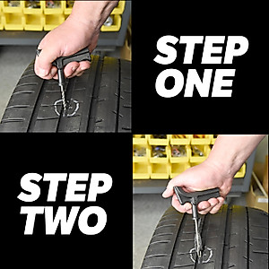 Slime 2040-A Tire Repair Plug Kit, Deluxe, Contains Strings, Tools and Glue, 11 Pieces