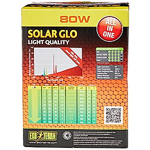 Exo Terra Solar-Glo Mercury Vapor Bulb, 80 Watts