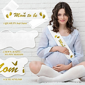 Mom To Be Sash Mommy To Be Sash For Baby Shower Sash For Mommy Mom To Be Sash Baby Shower White Sash For Baby Shower Decorations Boy Baby Shower Girl Baby Shower Outfits For Mommy To Be New Mom Gifts