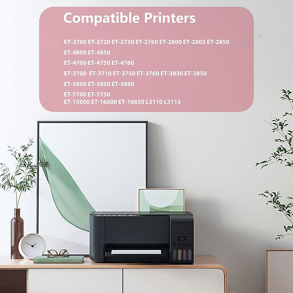 LNKCOS 400ML Sublimation Ink for Epson for EcoTank ET-2400 ET-2720 ET-2800 ET-2803 ET-2760 ET-2820 ET-2840 ET-2850 ET-3760 ET-4700 ET-4760 ET-15000 F170 (Autofill/ICC Free)