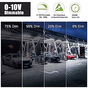 hykolity 8FT LED Vapor Tight Light, 65/75/90W Vapor Light Fixture, [4-lamp F32T8 Equiv.] 3000K/4000K/5000K CCT Selectable, 130lm/W, Waterproof Shop Light for Parking Carport Car Wash, 2 Pack