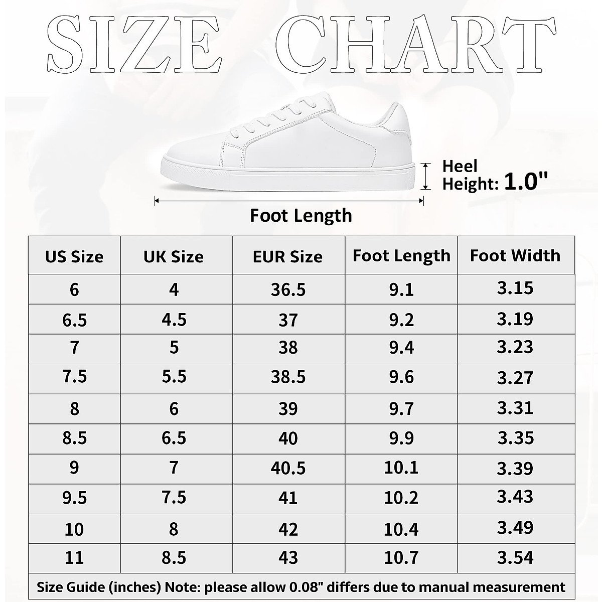 Jeossy Women's 8007 Fashion White Sneakers | Walking Tennis Shoes | Lace up Casual Sneaker for Women Size 9(DJY8007 White 09)