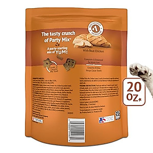 Purina Friskies Cat Treats, Party Mix Chicken Lovers Crunch - 20 Ounce (Pack of 1)