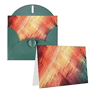 BONDIJ Greeting Cards With Envelopes Abstract Art Print Thank You Card Blank Cards For All Occasions Birthday Thank You Wedding Holiday Parties And More 4 X 6 In