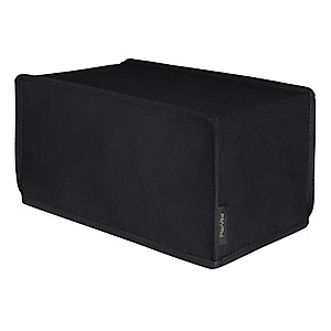 PlayVital Black Nylon Horizontal Dust Cover for Xbox Series X Console, Soft Neat Lining Dust Guard, Anti Scratch Waterproof Cover Sleeve for Xbox Series X Console