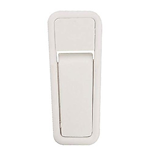 ONE250 Premium Heavy Duty ABS Plastic Slim-line Hanger Set of Finger Clips for Velvet Hangers - 20 Pack (White)