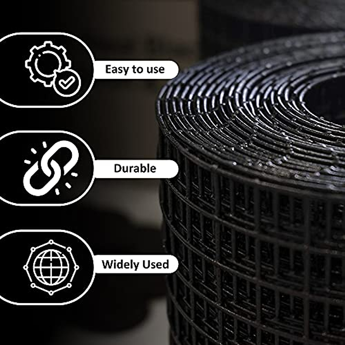 MEFBANT Solar Panel Bird Guard Mesh 7.99In x100 Ft 70 Aluminum Fasteners Solar Critter Guard Solar Panel Pigeon Guard Bird proofing Solar Panel Bird mesh PVC Coated Galvanized net Pigeon Deterrent