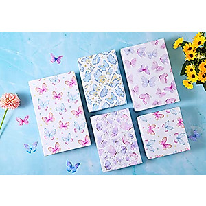 Sikiweiter Butterfly Wrapping Paper - 12 Sheets Butterfly Gift Wrap for Birthday Wedding Baby Shower Holiday - 19.7 x 27.6 Inches Per Sheet