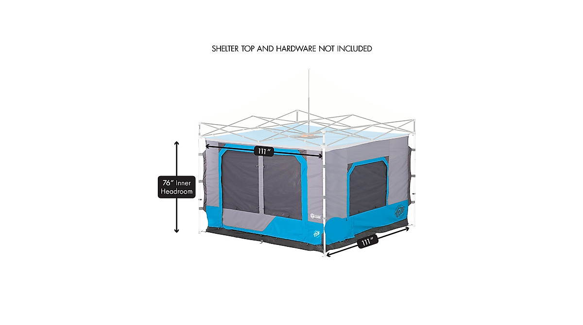 E-Z UP Camping Cube 6.4: Transform Your Canopy into a Tent