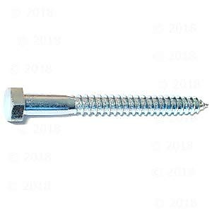 Hard-to-Find Fastener 014973455705 Hex Lag Screws, 1/2 x 5, Piece-4