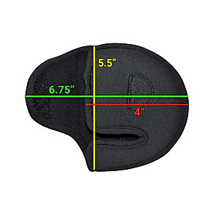 Intech Golf Black Neoprene Mallet Putter Head Cover