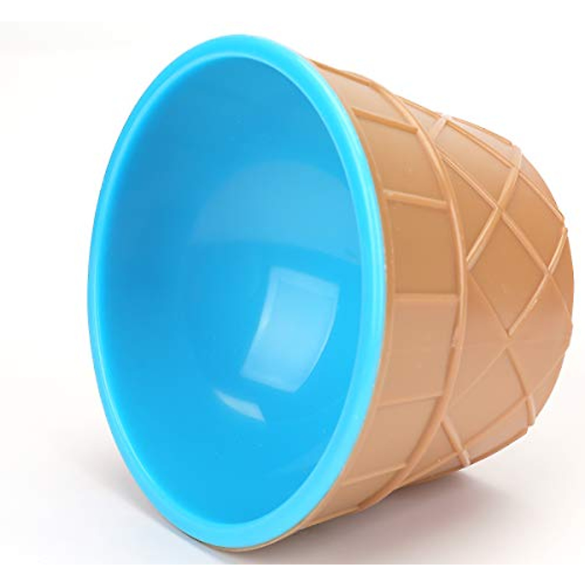 Lawei 24 Pack Ice Cream Cups with Spoons - Reusable Plastic ice cream bowls Sundae Frozen Yogurt