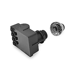 onlyfire 14451 Universal Electric Silver Push Button Igniter BBQ Replacement for Gas Grill by Brinkmann, Grillmaster, Brinkmann, Grillware, Jenn Air, and Others