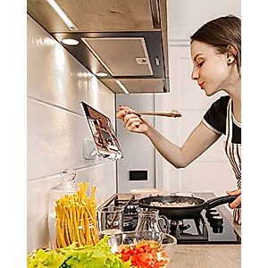 Tryone Shower Phone Holder - Universal Wall Mount Cellphone Stand for Bathroom Mirror/Bedside/Kitchen/Recording Compatible with iPhone iPad Series/Samsung Galaxy Smartphone Tablet/Switch OLED