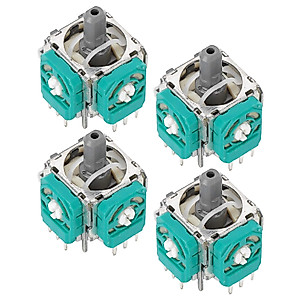 Joystick Sensor Module, 4Pcs 3D Analog Potentiometers Joystick Thumb Grip Replacement Controller for One, Provide Excellent Performance in The System