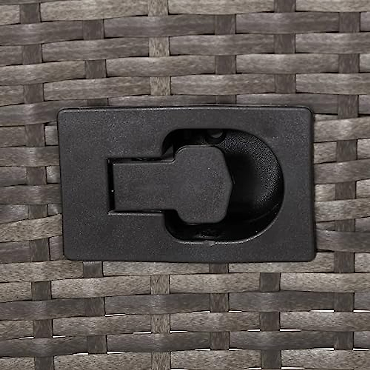 MBFLUUML Outdoor Patio Furniture, Patio Dining Sets, 7 Piece Patio Dining Set with Cushions Poly Rattan Gray Suitable for Patio, Porch, Backyard, Balcony.