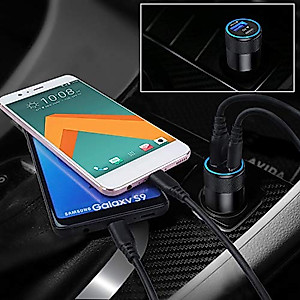 USB C Fast Car Charger for Samsung Galaxy S23 Ultra S22 S22+ S21 Plus S20 FE A21 A52 A42 A72 F23 F52 Note 20,30W 2 Port Car Charger Adapter + USB C to C Charger Cable for Google Pixel 7 6 5 5XL 4 4XL