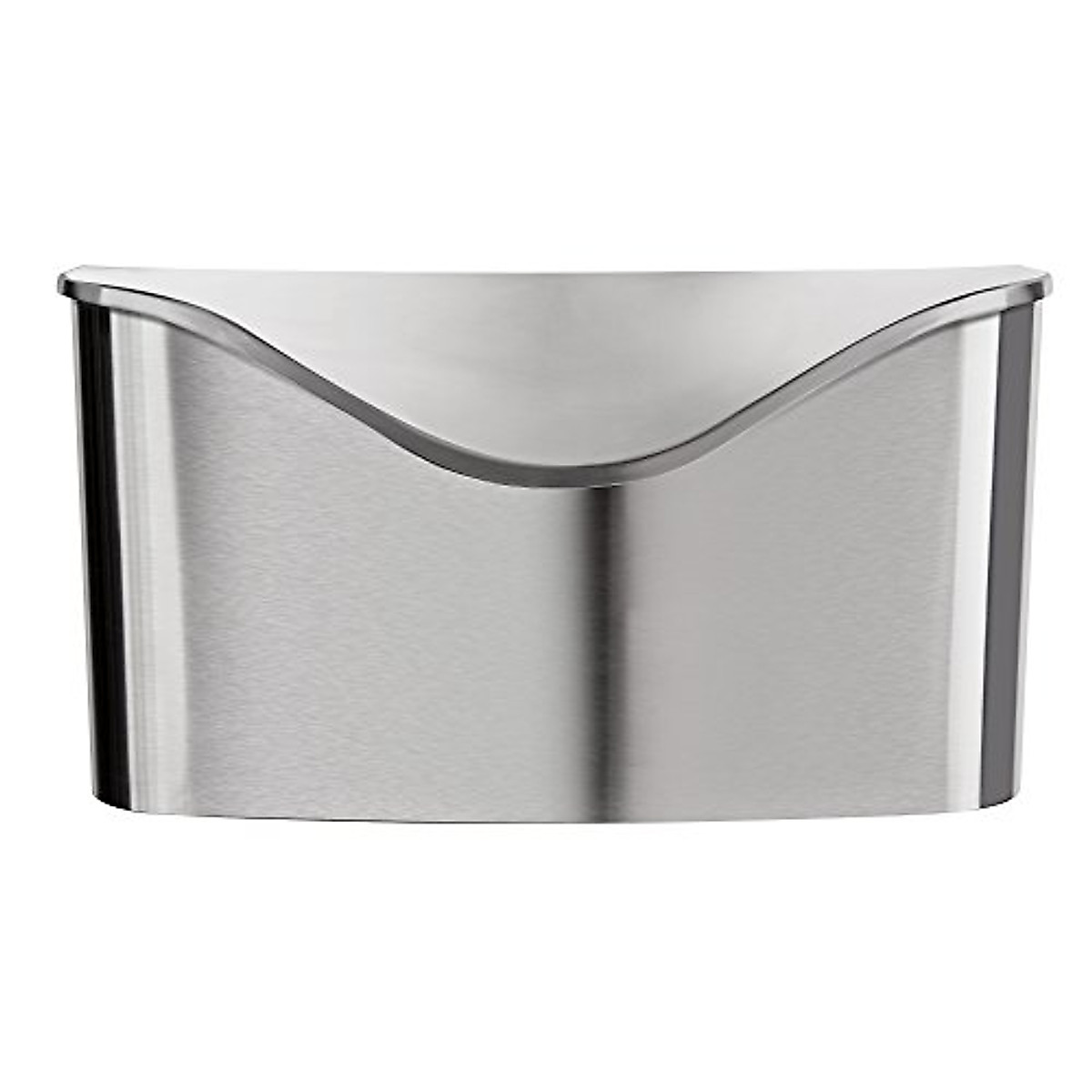Umbra 460322-592 Postino Wall-Mount Mailbox, Stainless Steel