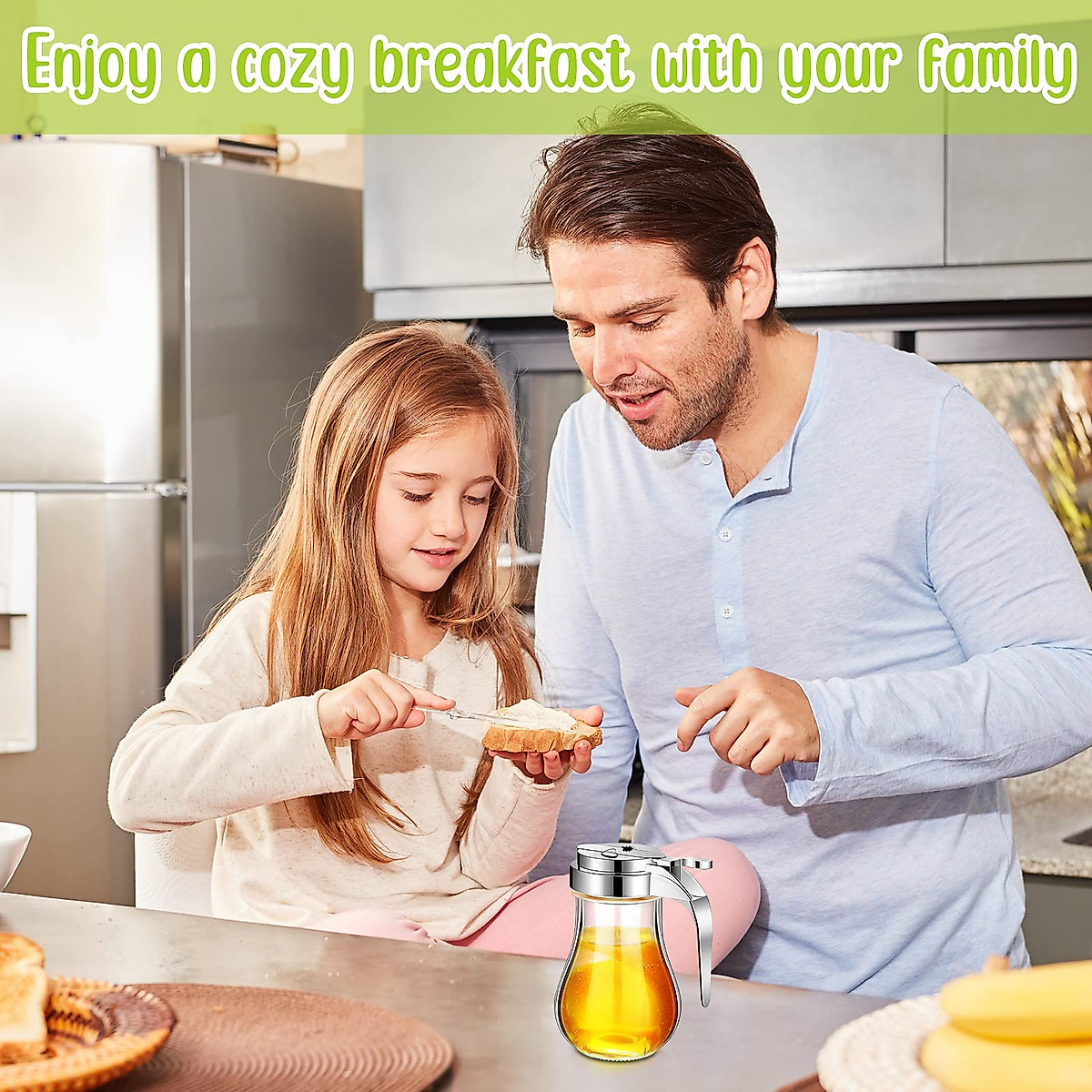 16 Pack Syrup Dispensers Honey Pot Glass Jar for Maple Syrup, Chocolate Syrup, Retracting Spout Sugar Dispenser, 6 oz