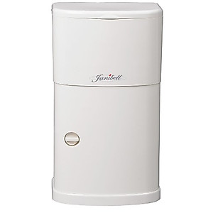 Janibell M250H ABS 4-Gallon Cabinet Door Mount Waste Disposal System, Rectangular, 9-13/16" Width x 13-3/8" Depth x 21-5/8" Height, White