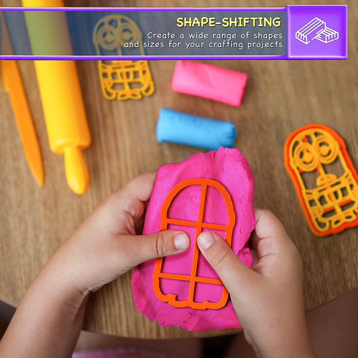 Cookie Cutter by 3DForme,For Minion Baking Cake Fondant Frame Mold for Buscuit, Set 2 Piece Made in Ukraine