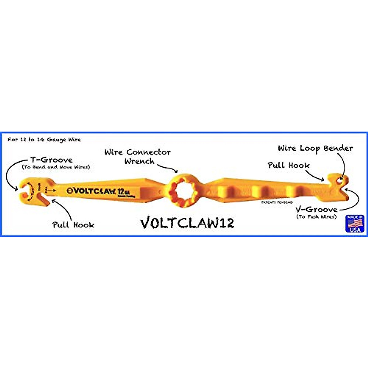 VOLTCLAW-12 Nonconductive Electrical Wire Pliers