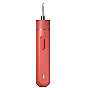 HOTO 3.6V Cordless Electric Screwdriver, 1500mAh, USB Rechargeable Battery, All-in-one Power Screwdriver, Manual-automatic Mode, 2 S2 Steel Long Bits, Ideal for Repairing Circuits/electronics