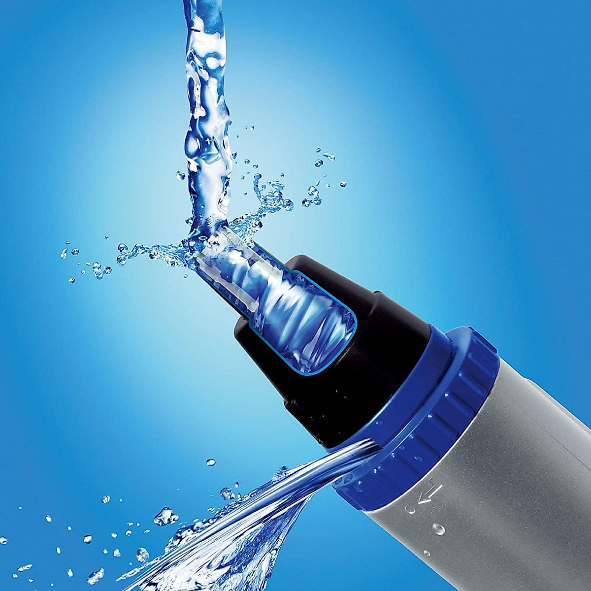 Panasonic ER-GN30-K Nose, Ear n Facial Hair Trimmer Wet/Dry with Vortex Cleaning System, Black