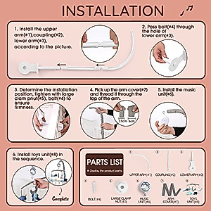 Baby Mobile for Crib,ACRABROS Crib Mobile for Boys Girls,35 Lullabies Digital Musical Box,Woodland Nursery Decor Toys,Ocean Animals