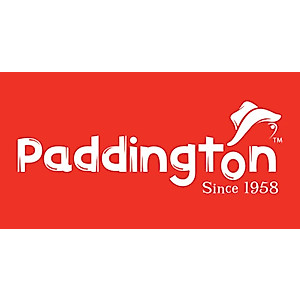 Rainbow Designs Classic Paddington Bear with Boots - 25cm Standing Plush Character - Soft & Cuddly Paddington Teddy Bear with Iconic Duffle Coat, Bush Hat & Shiny Red