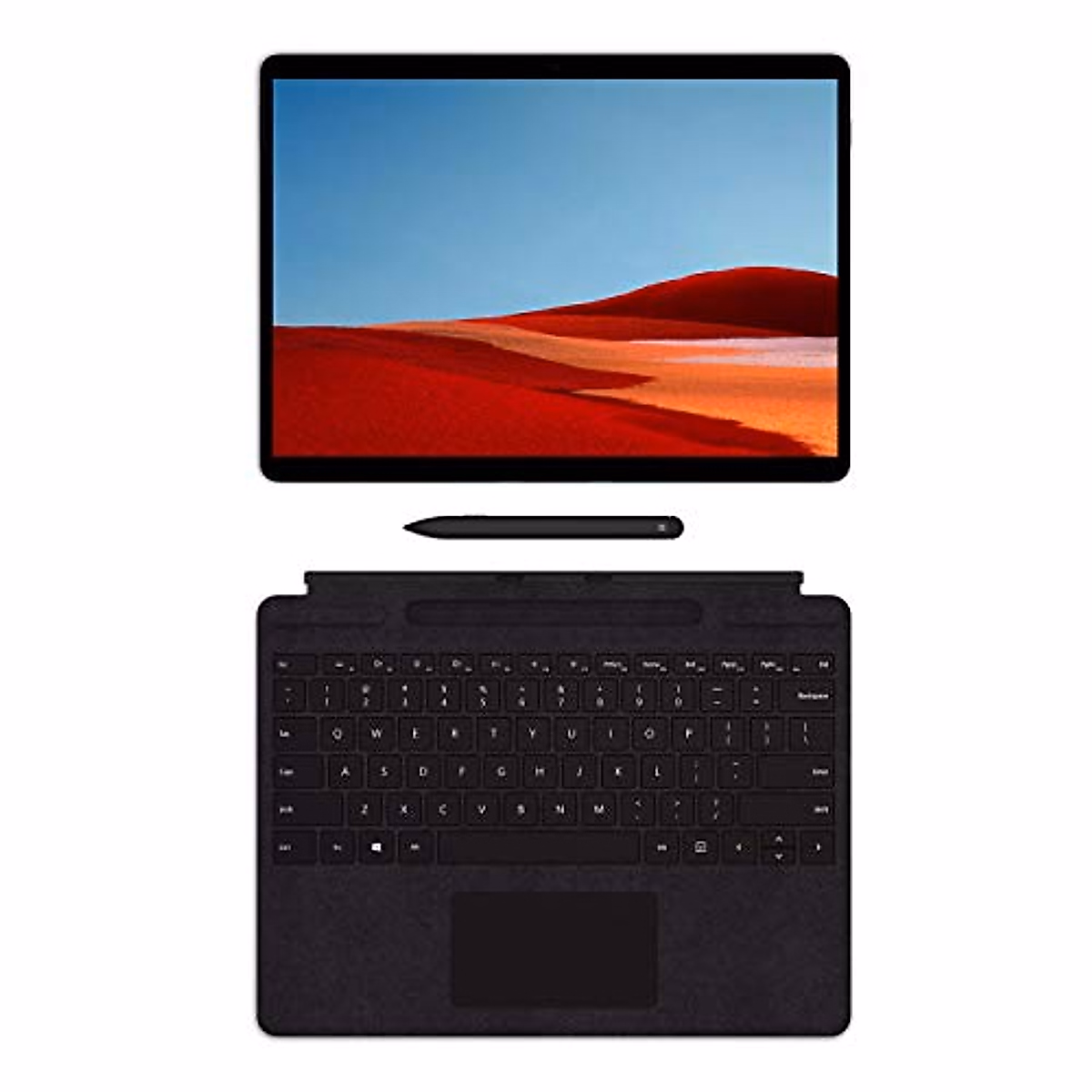 Microsoft Surface Pro X – 13" Touch-Screen –SQ1-16GB Memory - 512GB Solid State Drive – WiFi + 4G LTE – Matte Black (MJU-00001) (Renewed)