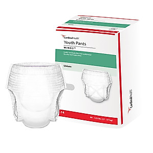 Curity Youth Pants, Large, Unisex-Youth, Incontinence Protector, Pull-Up Style, Heavy Absorbency, 14 Count