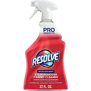 Resolve Professional Strength Spot and Stain Carpet Cleaner, Red, 32 Fl Oz (Pack of 1)