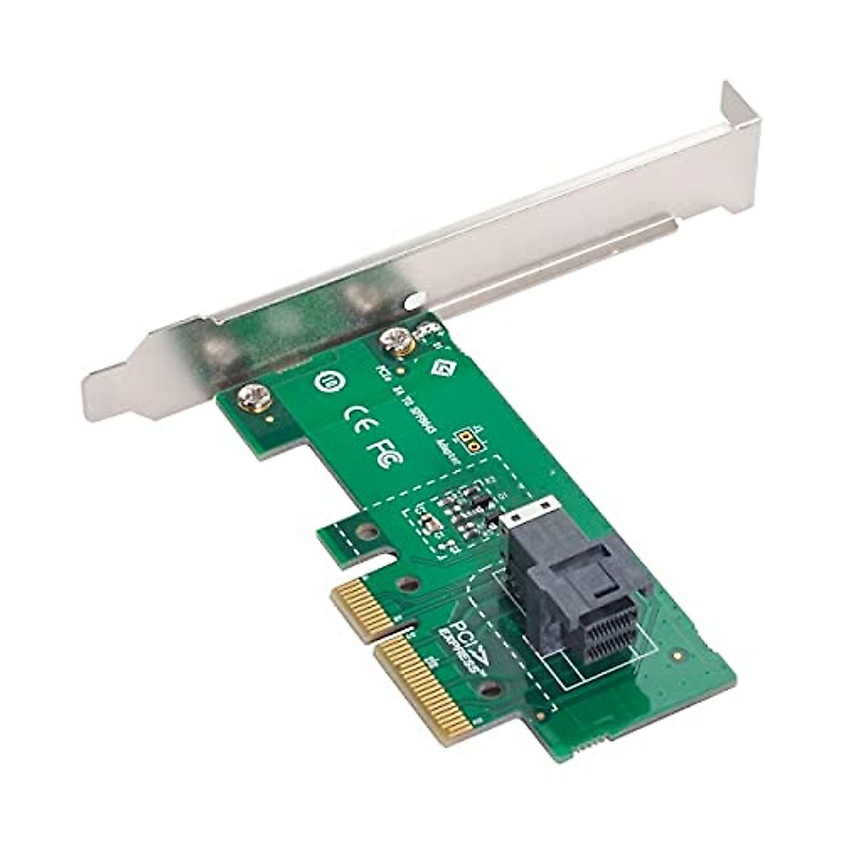 NFHK PCI-E 3.0 4.0 to SFF-8643 Card Adapter and U.2 U2 SFF-8639 NVME PCIe SSD Cable for Mainboard SSD