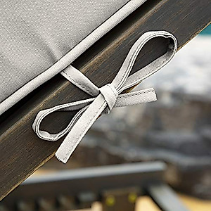 Arden Selections ProFoam Performance Outdoor Chaise Lounge Cushion 46 x 21, Sand Cream