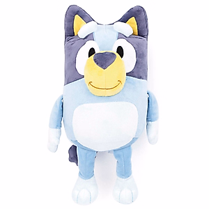 Bluey Plush Pillow Buddy - Super Stuffed Soft Character Pillow - Polyester Microfiber, 19 Inches