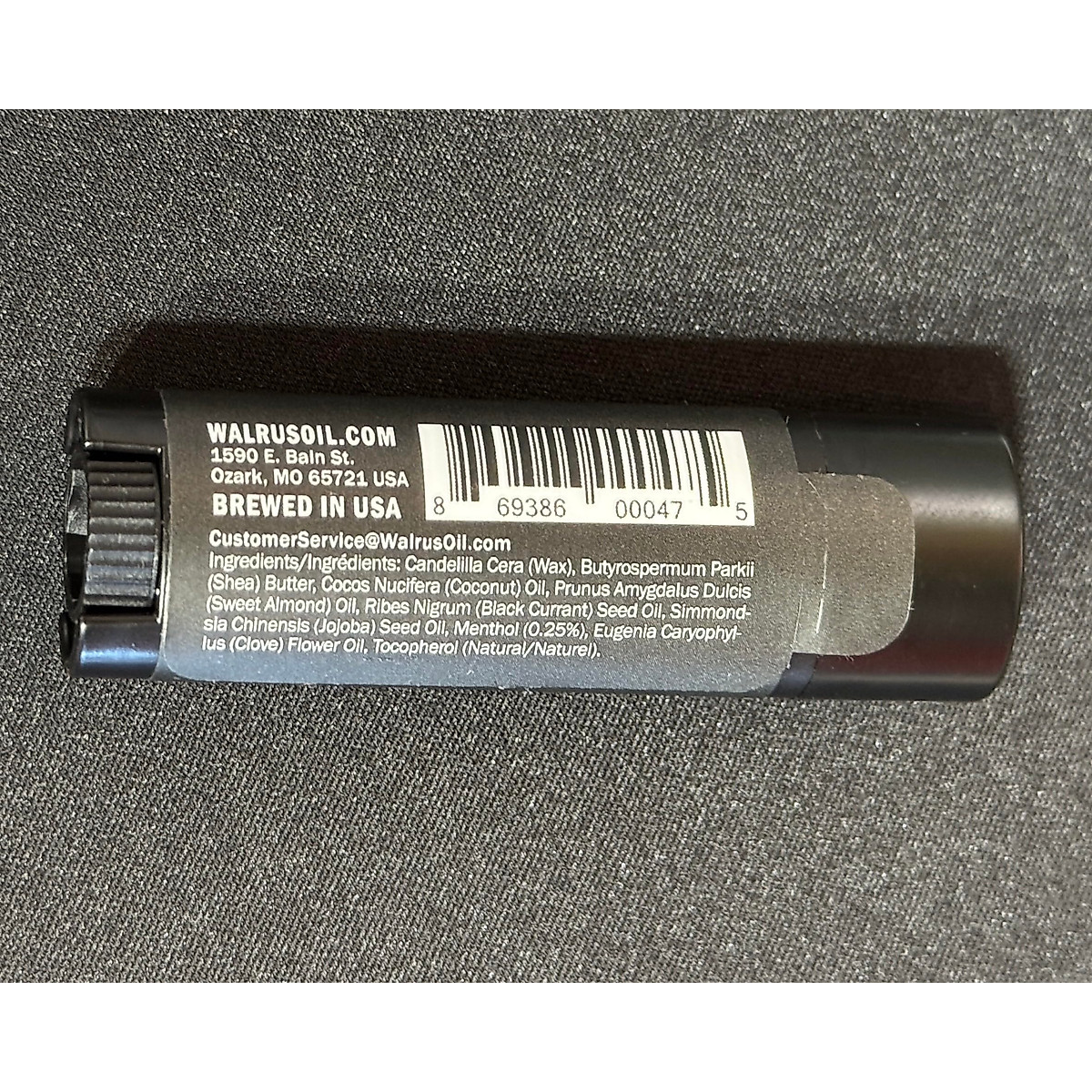 WALRUS OIL - Logger's Lip Balm, 2-Pack, 100% Vegan, Made with Candelilla Wax, Almond Oil, Coconut Oil, Jojoba Oil, and Natural Ingredients.