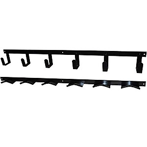 Country Manufacturing Bridle Rack for Horse Tack 2 Pack 1 Hooked Bridle & 1 Curved Bridle Rack