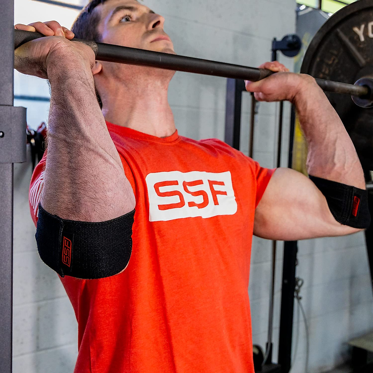 SERIOUS STEEL FITNESS Compression Cuff | Arm, Bicep, Calf and Elbow Compression Sleeve (Black, 3X-LARGE)