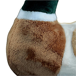 FRANKIEZHOU Realistic Mallard Duck Plush-12”Long, Lifelike Duck Stuffed Animal, Duck Plush, Soft Duck PlushToys,Pillow for Kids,Gifts for Kids,Baby Gift,Cute Plush,Home Decor,Pet Favorite