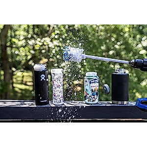 RotoScrub Bottle Brush - Drill Accessory - Clean Water Bottles, Coffee Mugs, Cups, Pots, Glasses, Jars, Blenders & Pitchers
