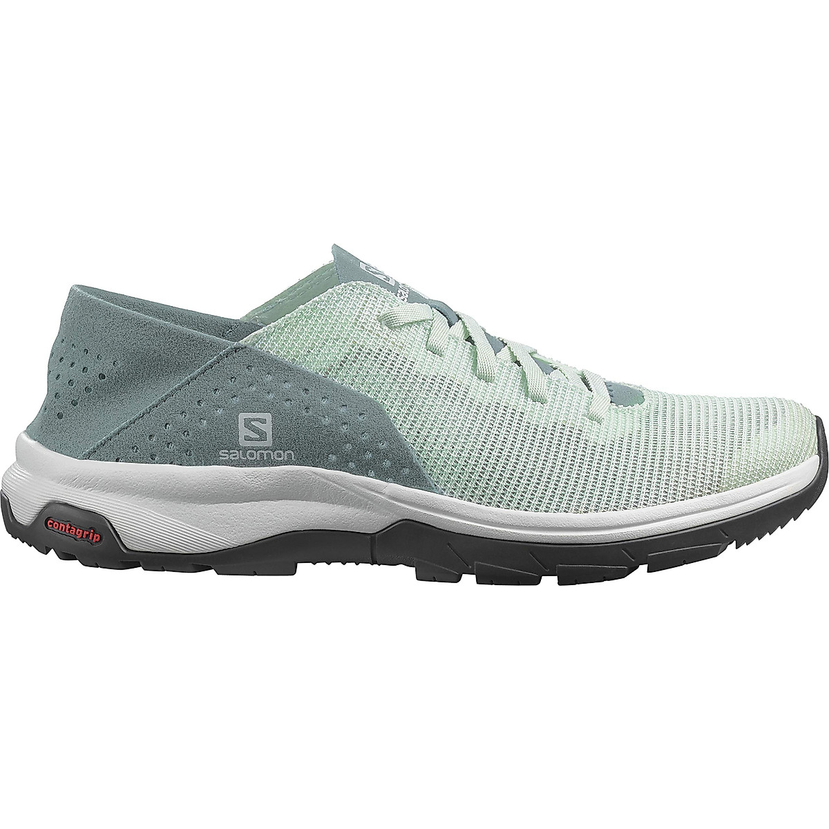 Salomon TECH LITE Hiking Shoes for Women Sneaker, Opal Blue/Trooper/Ebony, 6