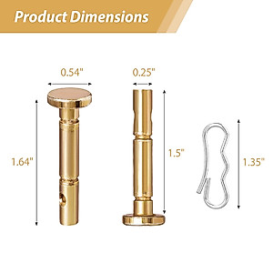 738-04124A Snowblower Shear Pins Fit for Hon da Cub Cad et 738-04124A Shear Pins Replacement & 714-04040 Cotter Pins Compatible with Troy Bilt, MTD, Craftsman Snowblower Parts, 30 Pack