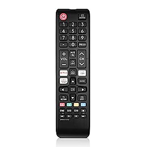 Universal for Samsung Smart TV Remote Control Replacement for All Samsung TV Series Remote with Quick Function Buttons for Netflix, Prime Video and Samsung TV Plus