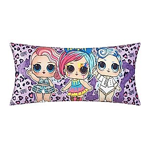 LOL Surprise Mink Body Pillow, 1 Count (Pack of 1), Multi
