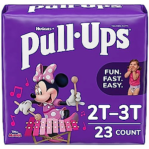 Pull-Ups Girls' Potty Training Pants, Size 4, 2T-3T, 23 Ct