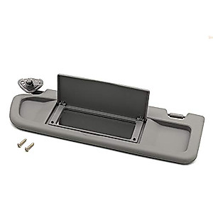 Ezzy Auto Gray Left Driver Side Sun Visor for Honda Civic 2006 2007 2008 2009 2010 2011 EX LX Sedan SI Coupe 83280-SNA-A01ZA