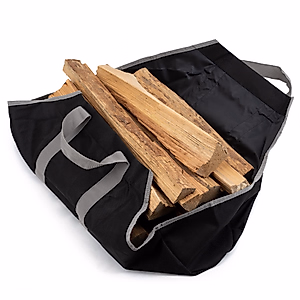 Stanbroil Canvas Firewood Carrier Bag, Durable Firepalce Log Tote with Handles for Wood Fire Stove, Outdoor Camping